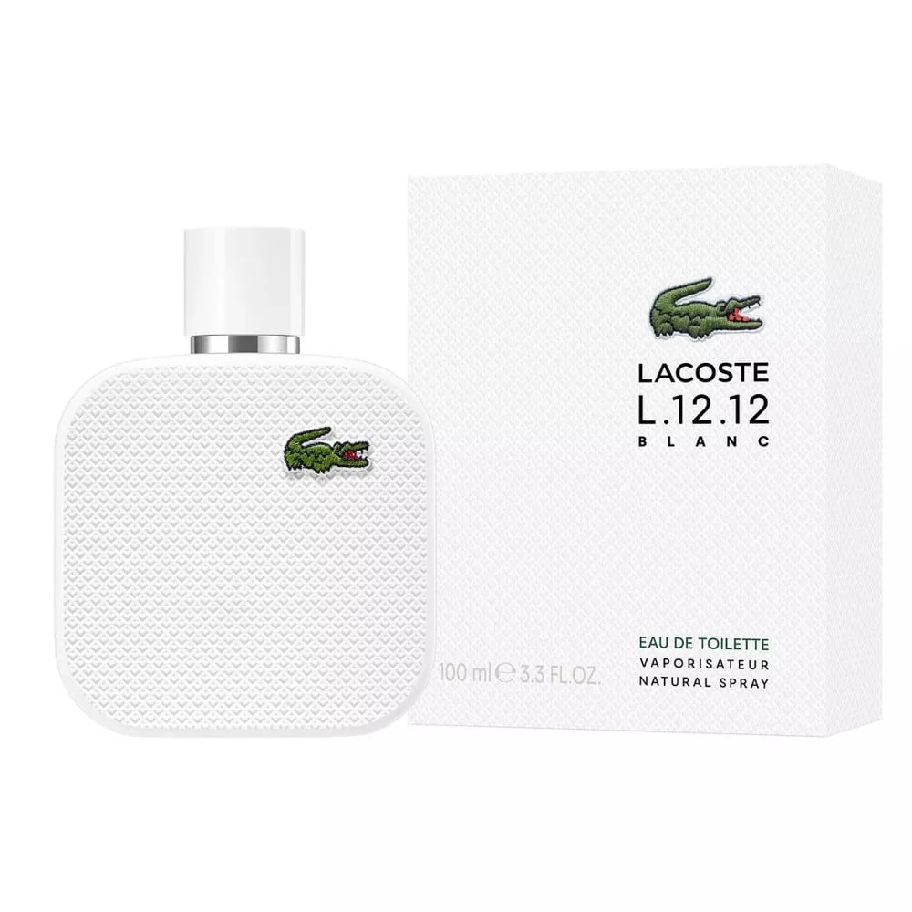 LACOSTE L.12.12 EAU BLANC (WHITE) MEN 3.4 – Mundo Elite Parfum